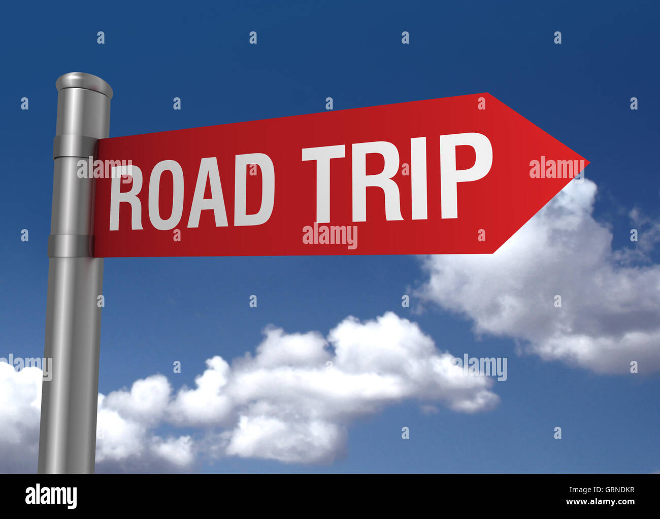 road trip sign Stock Photo - Alamy