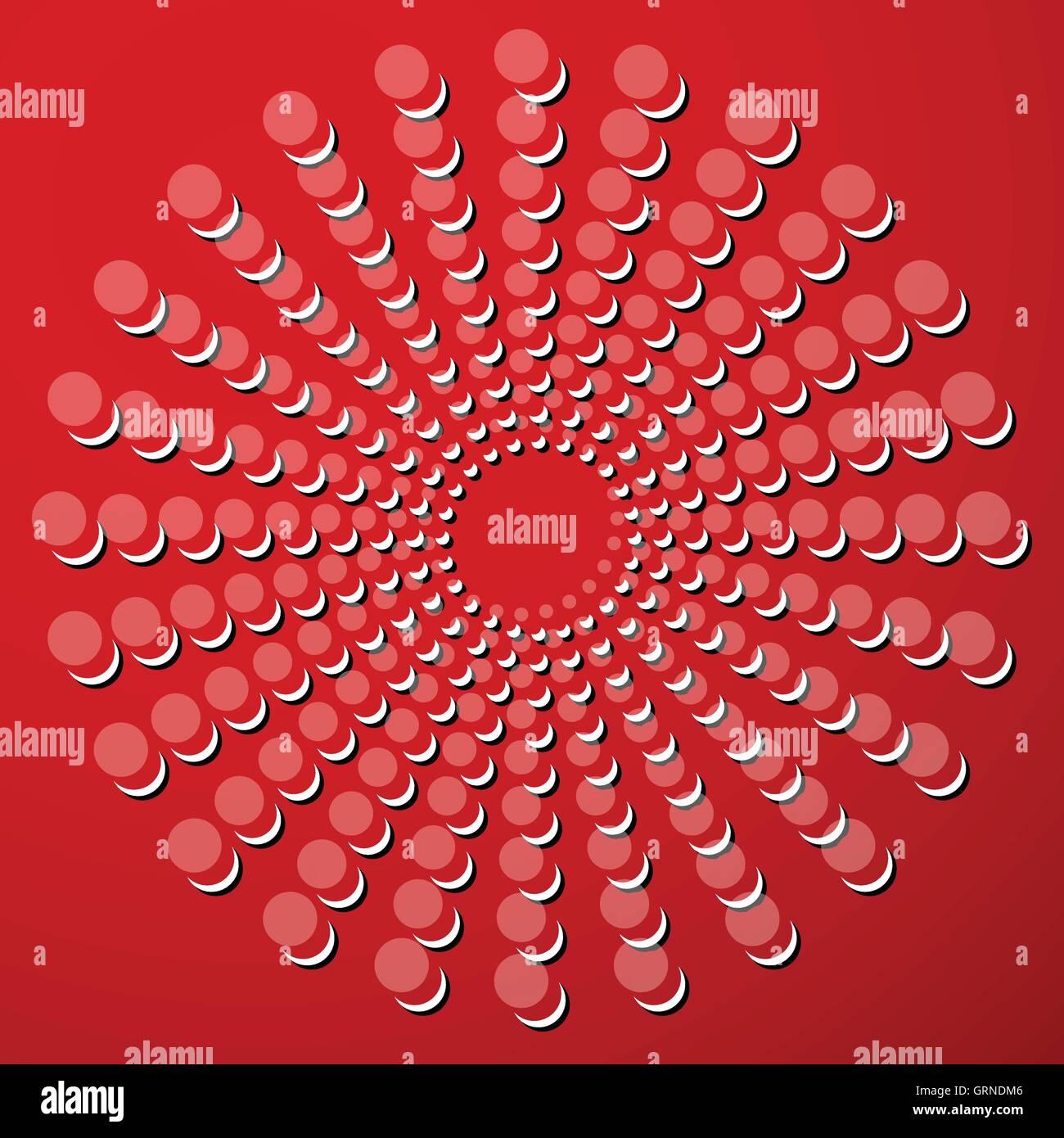 Dots, circles circular motif, element. Radiating, radial dots Stock ...