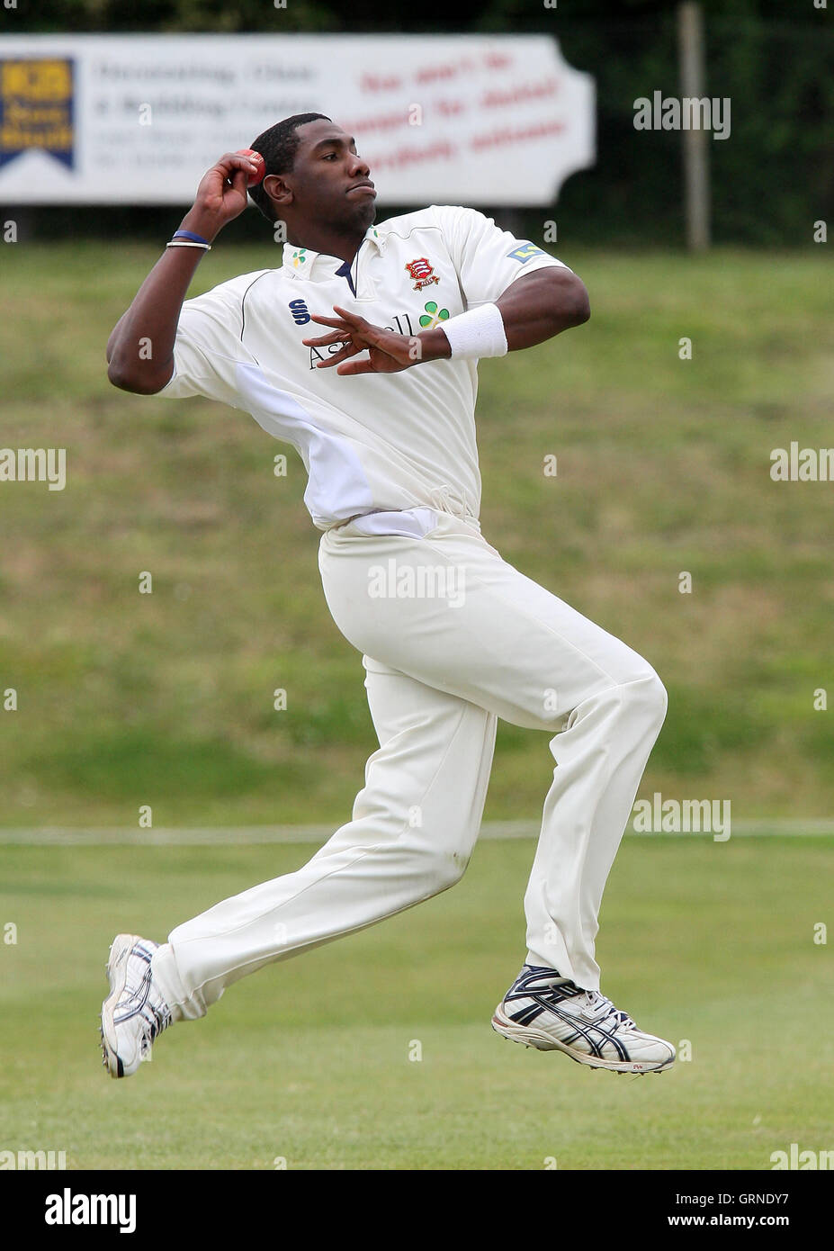 Alex Tudor of Essex in bowling action - Essex CCC 2nd XI vs Glamorgan ...