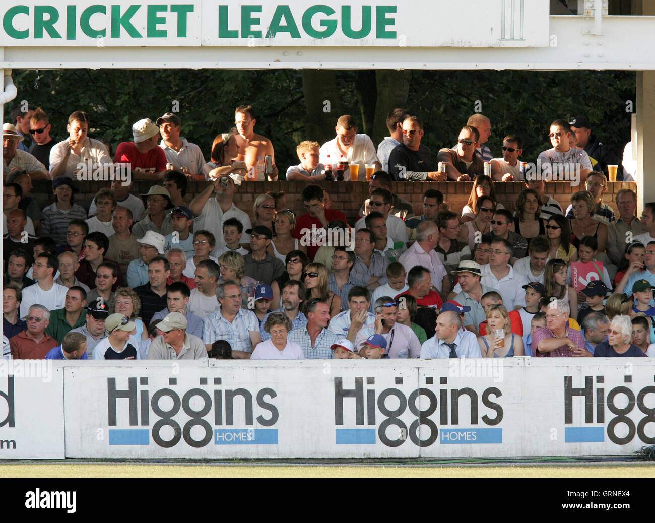 Large crowd gathers for Twenty20 cricket - Ford County Ground, New ...