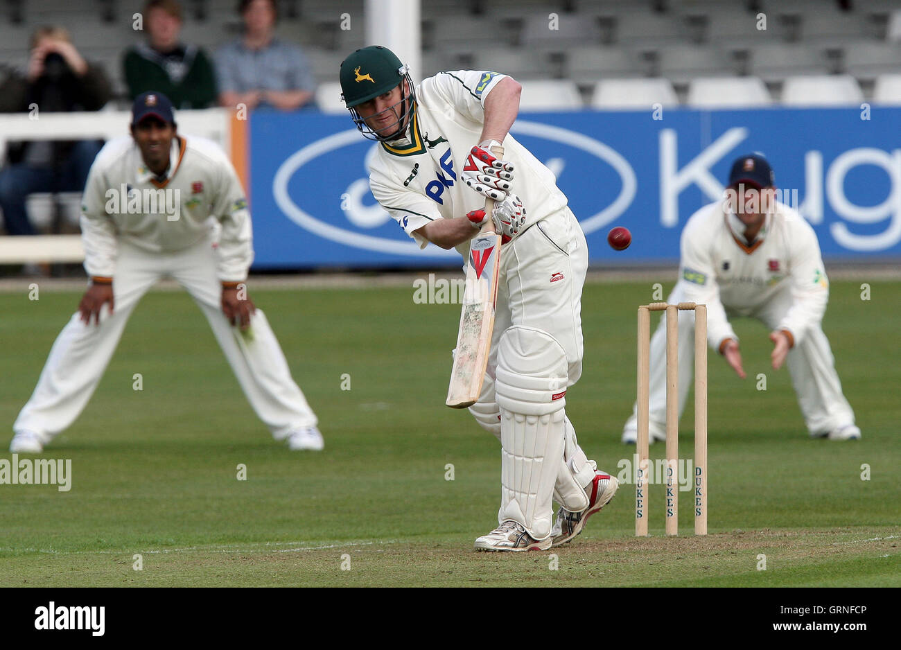 Ali Brown in batting action for Notts - Essex CCC vs Nottinghamshire ...