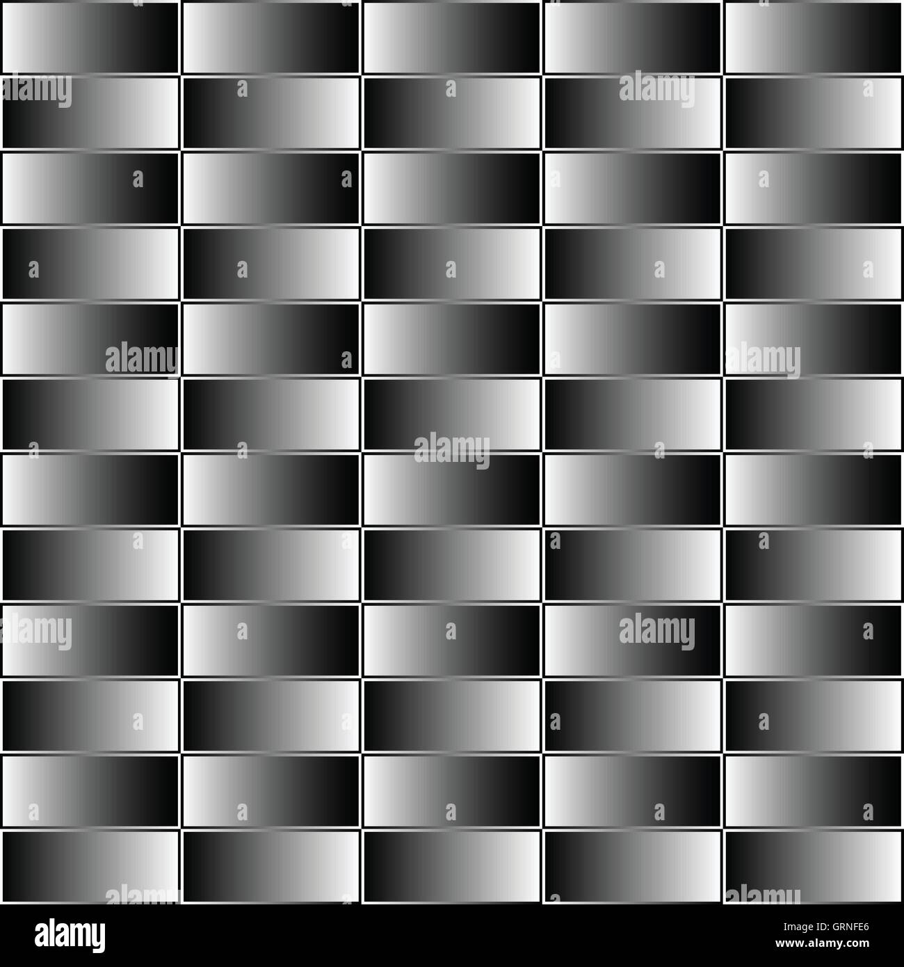Rectangles with grayscale, contrasty gradient fill. Seamless pattern ...