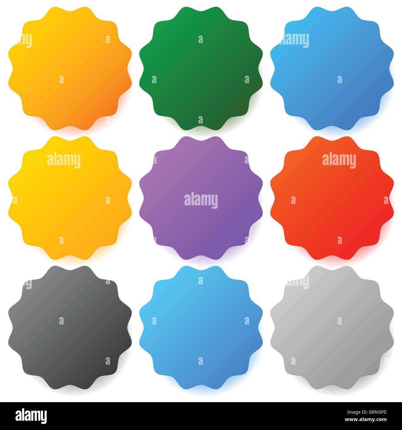 Button , badge backgrounds with modern smooth colors Stock Vector Image ...