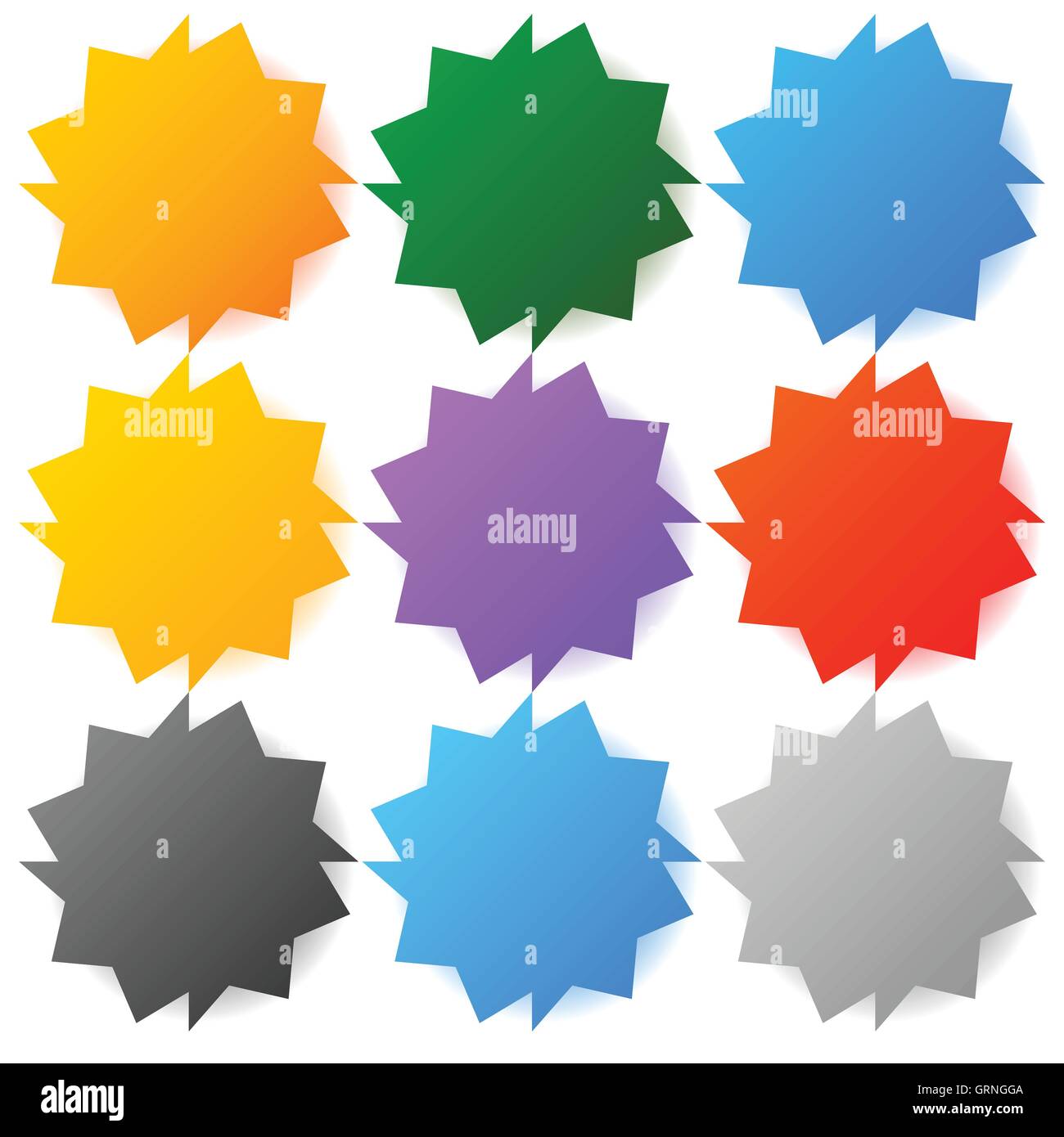 Button , badge backgrounds with modern smooth colors Stock Vector Image ...
