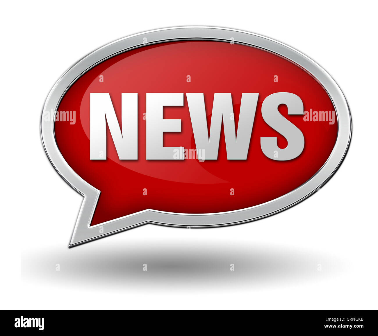 news badge concept illustration Stock Photo - Alamy