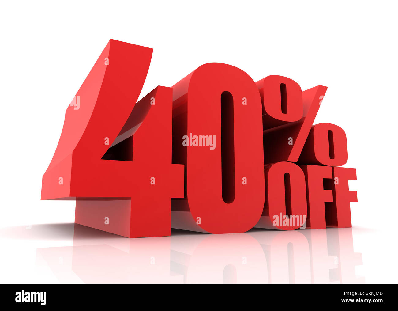 Forty percent coupon hi-res stock photography and images - Alamy