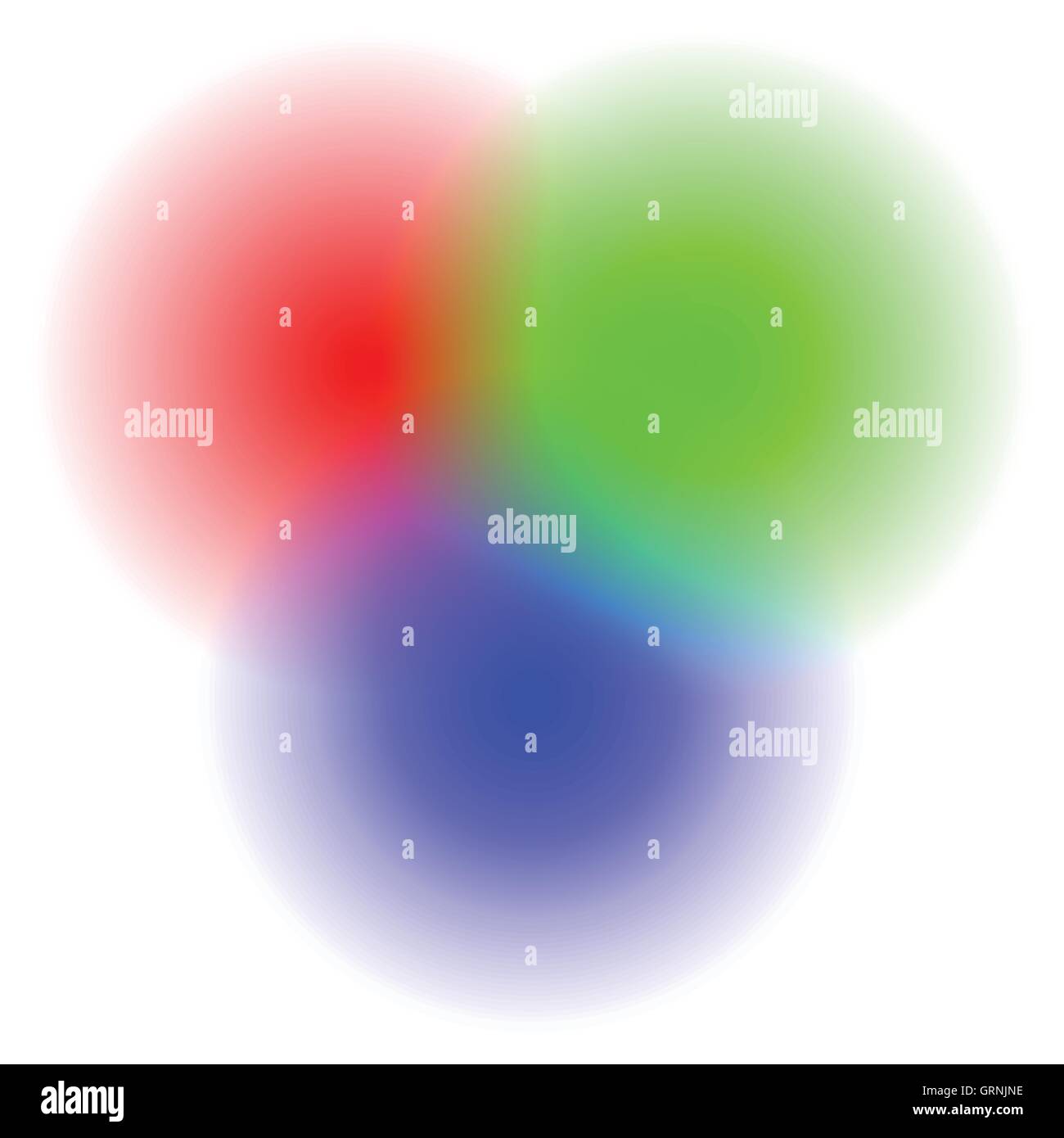 Transparent RGB circles blended - RGB color space Stock Vector Image ...