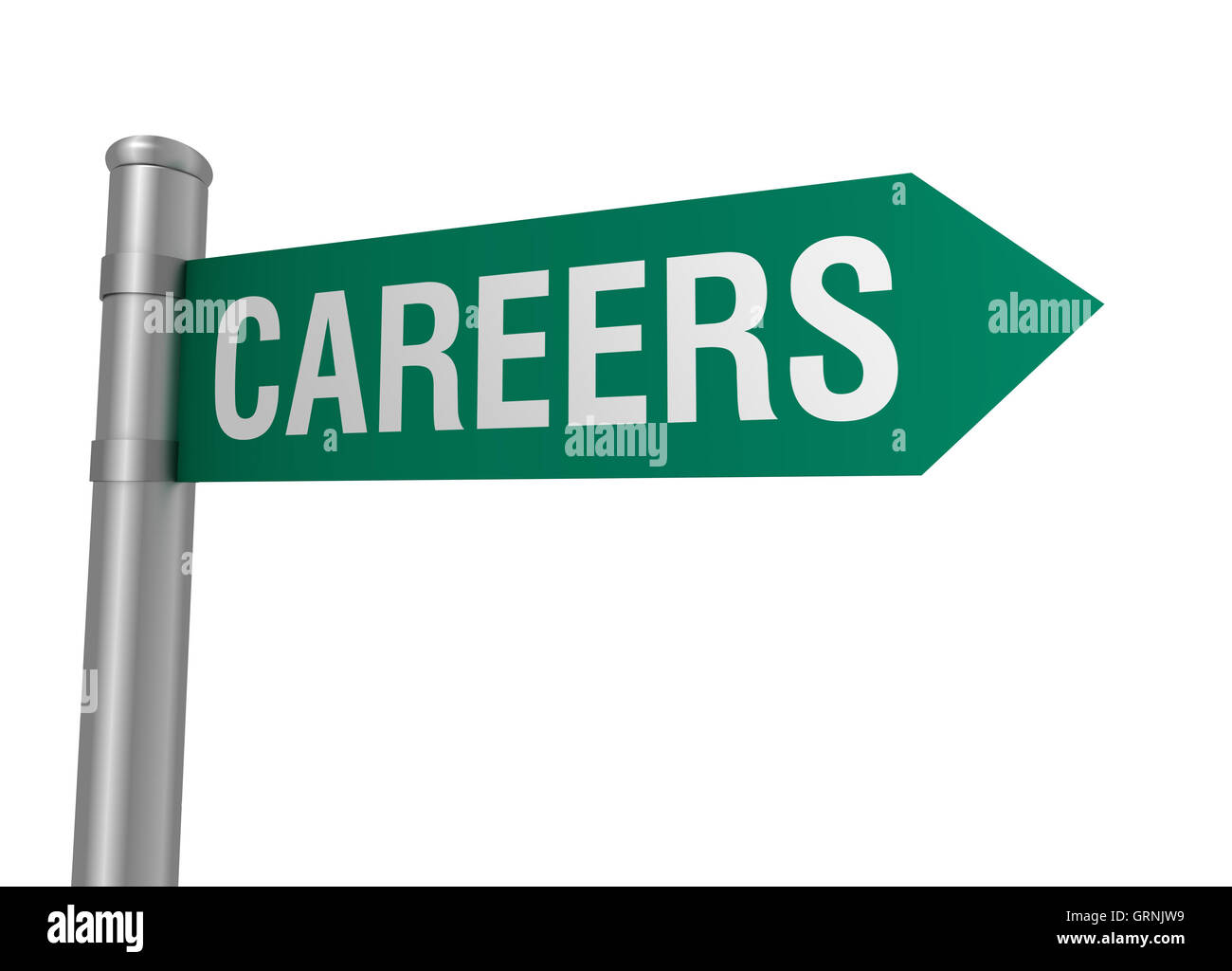 careers road sign Stock Photo - Alamy