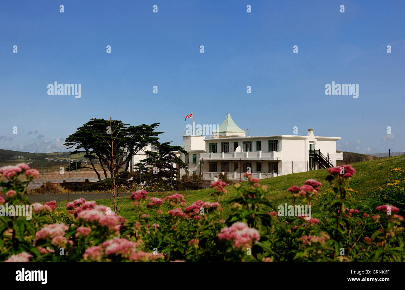 Burgh Island Hotel, Bigbury-on-Sea, Devon Stock Photo - Alamy