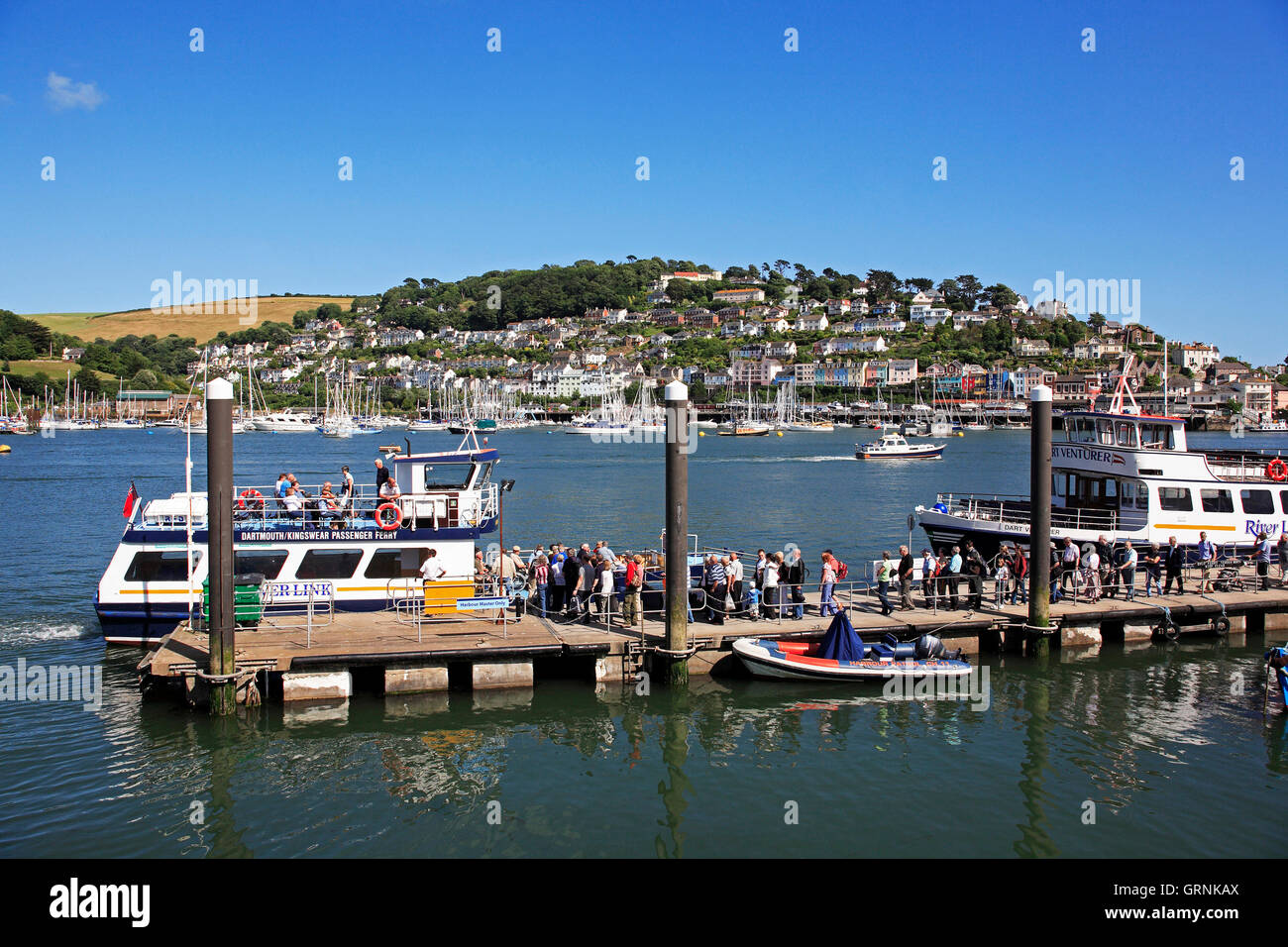 Dartmouth & River Dart, Devon Stock Photo - Alamy