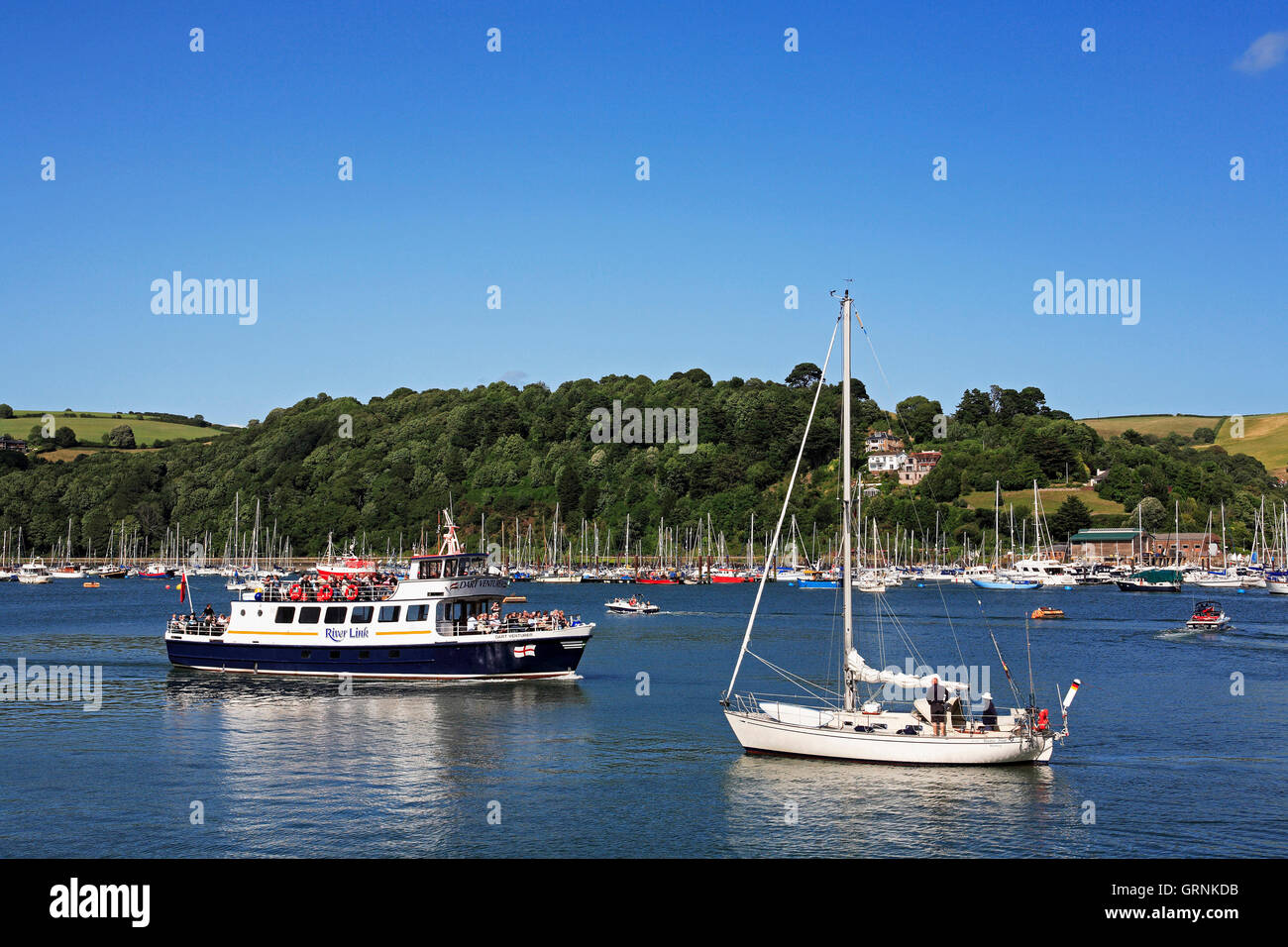Dartmouth & River Dart, Devon Stock Photo - Alamy