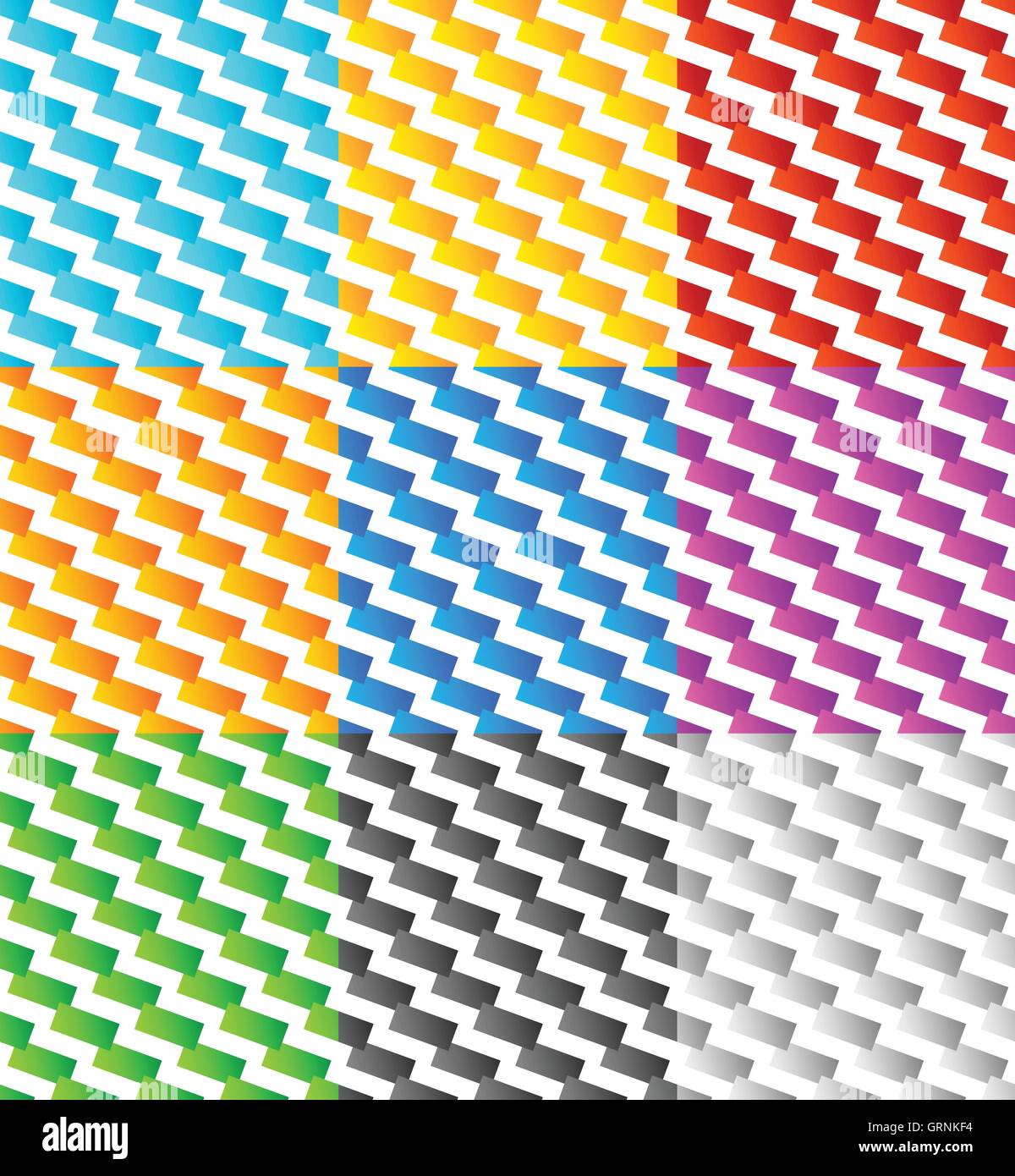 Set of 9 seamlessly repeatable geometric patterns Stock Vector Image ...