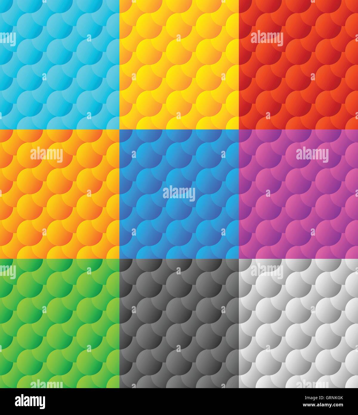 Set of 9 seamlessly repeatable geometric patterns Stock Vector Image & Art - Alamy