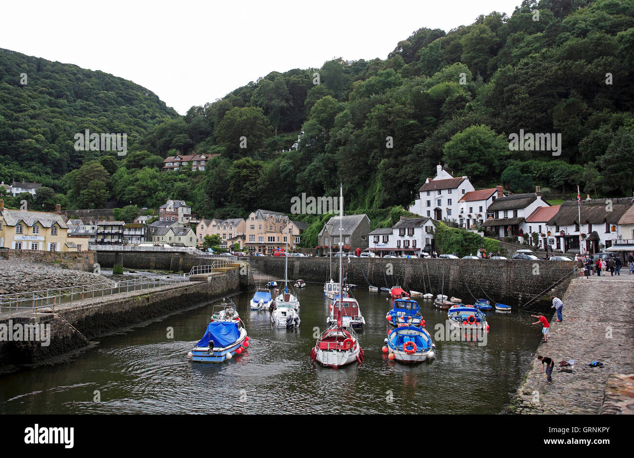 Mars hill lynmouth devon england hi-res stock photography and images ...