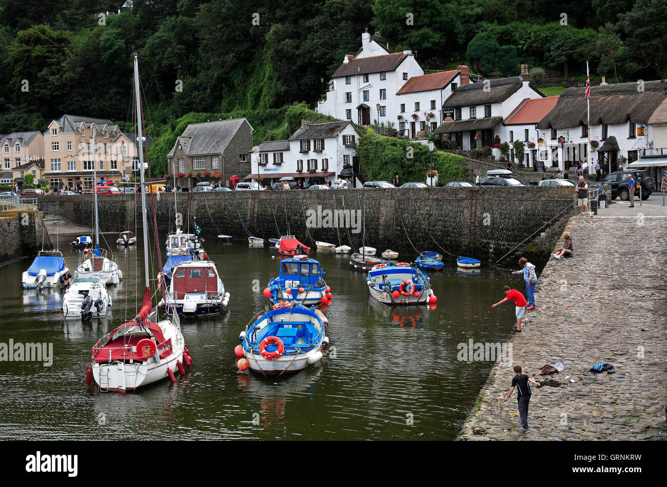Mars hill lynmouth devon england hi-res stock photography and images ...