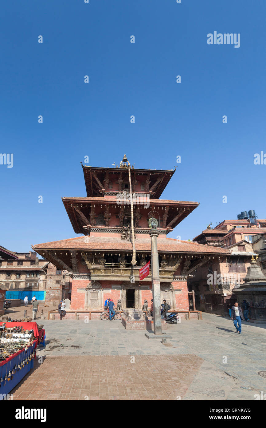 Bhimsen Mandir temple, Durbar square, Patan, Nepal Stock Photo - Alamy