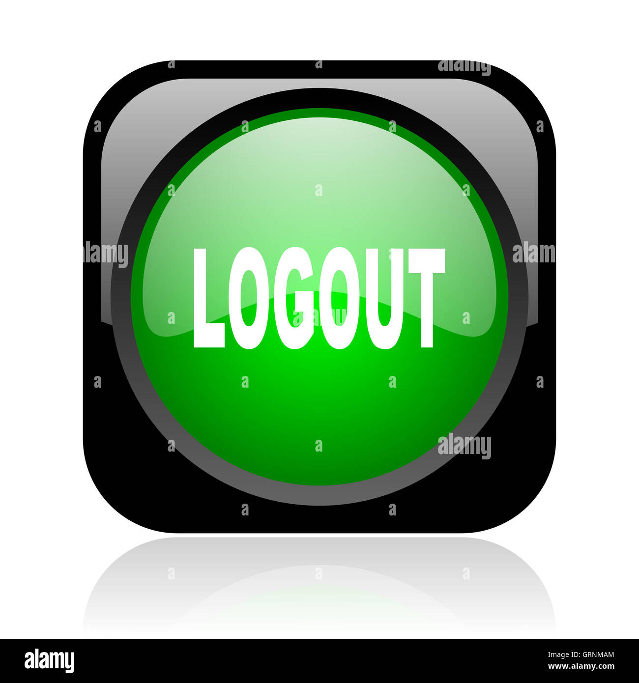 Logout Icon Green