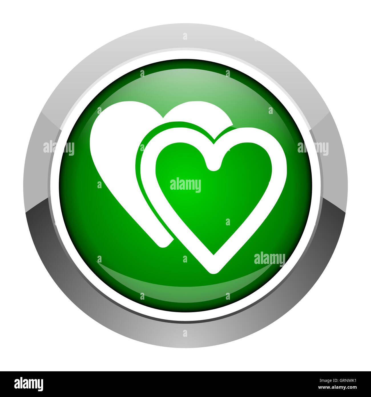 3d love icon hi-res stock photography and images - Alamy
