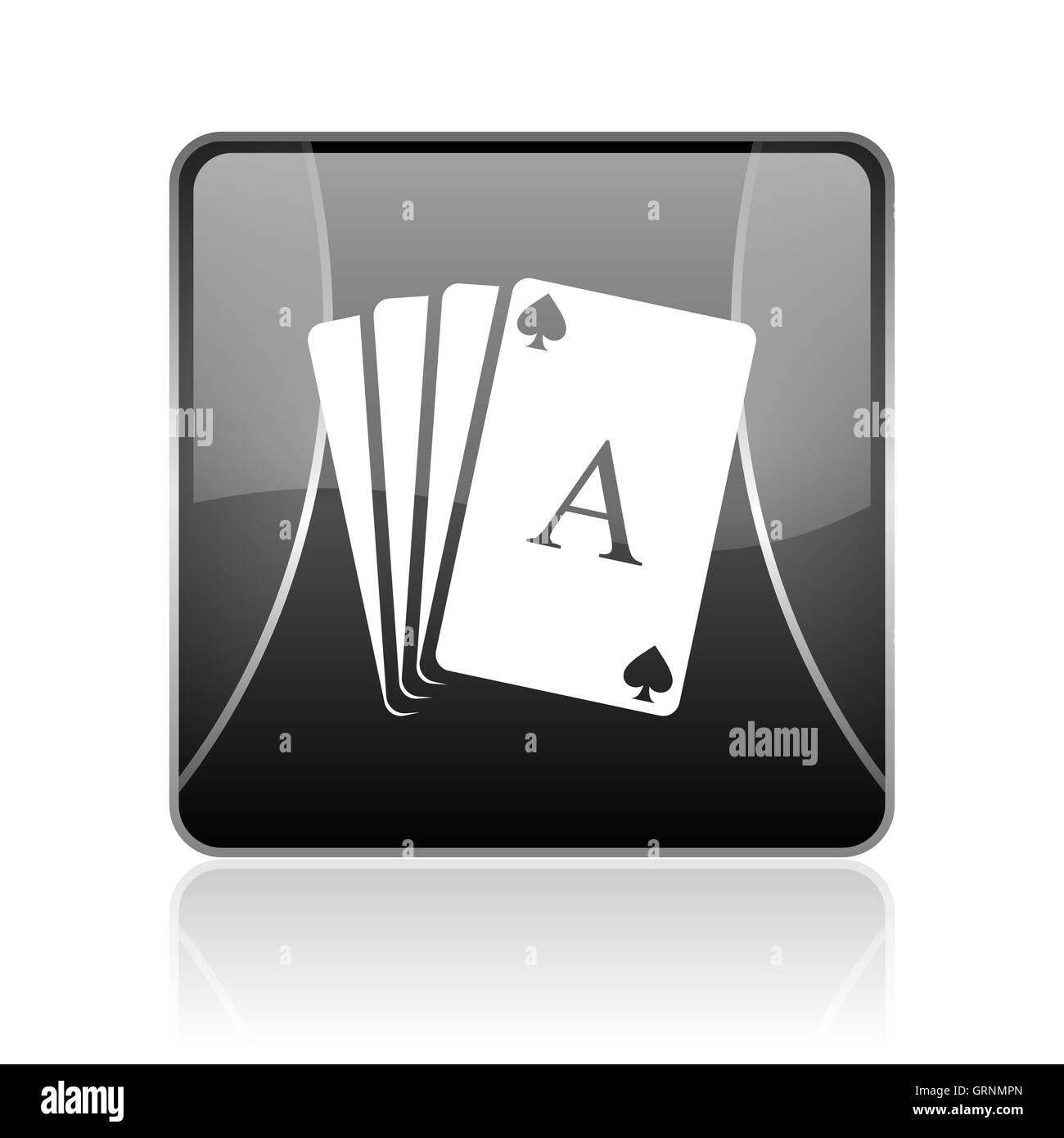 Black and white playing cards Black and White Stock Photos & Images - Alamy