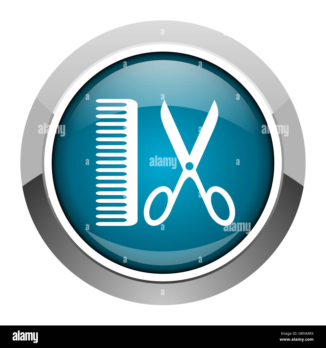 Barber icon hi-res stock photography and images - Alamy