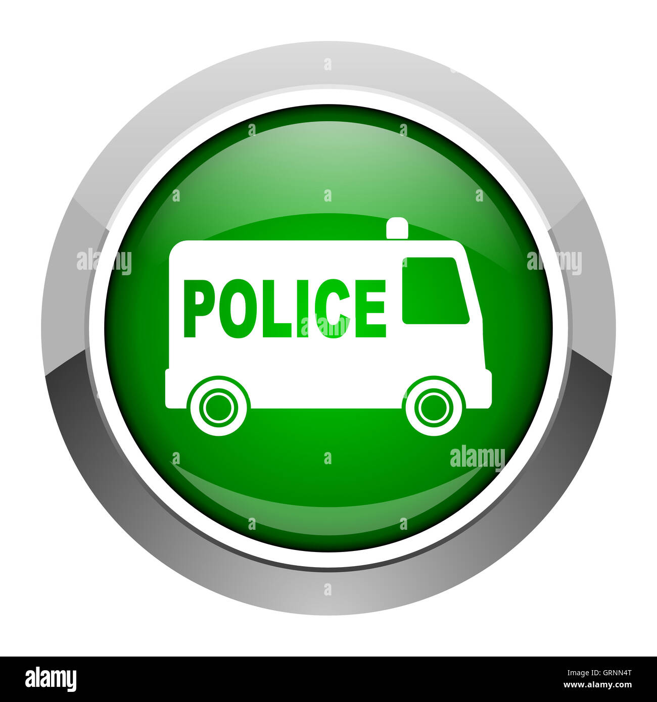 Police icon hi-res stock photography and images - Alamy