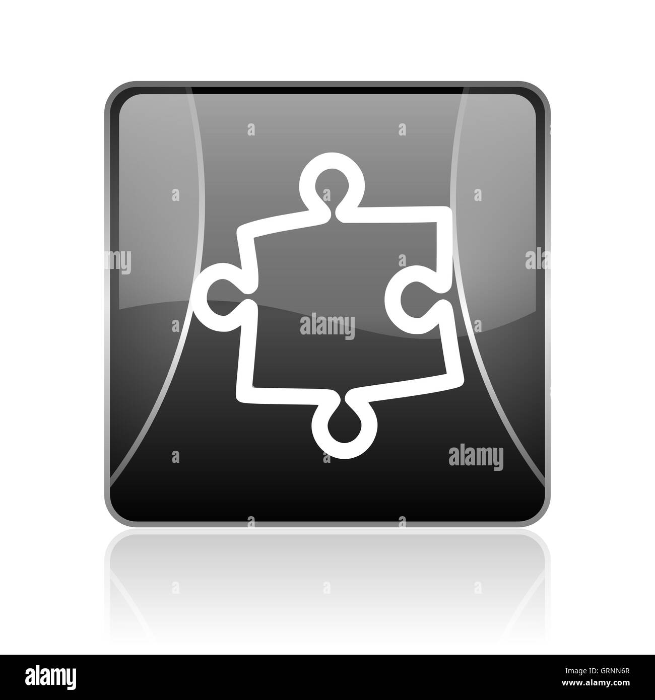 Teamwork black white jigsaw puzzle hi-res stock photography and images ...