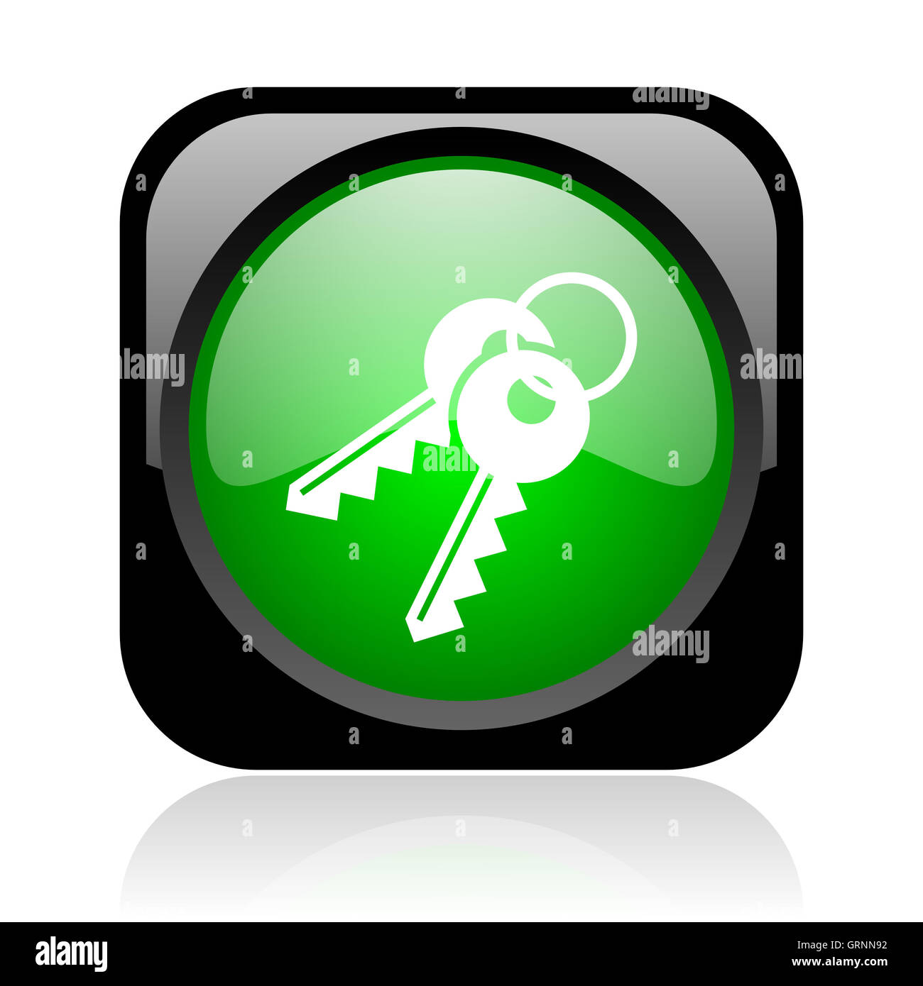 Green house keys Cut Out Stock Images & Pictures - Alamy