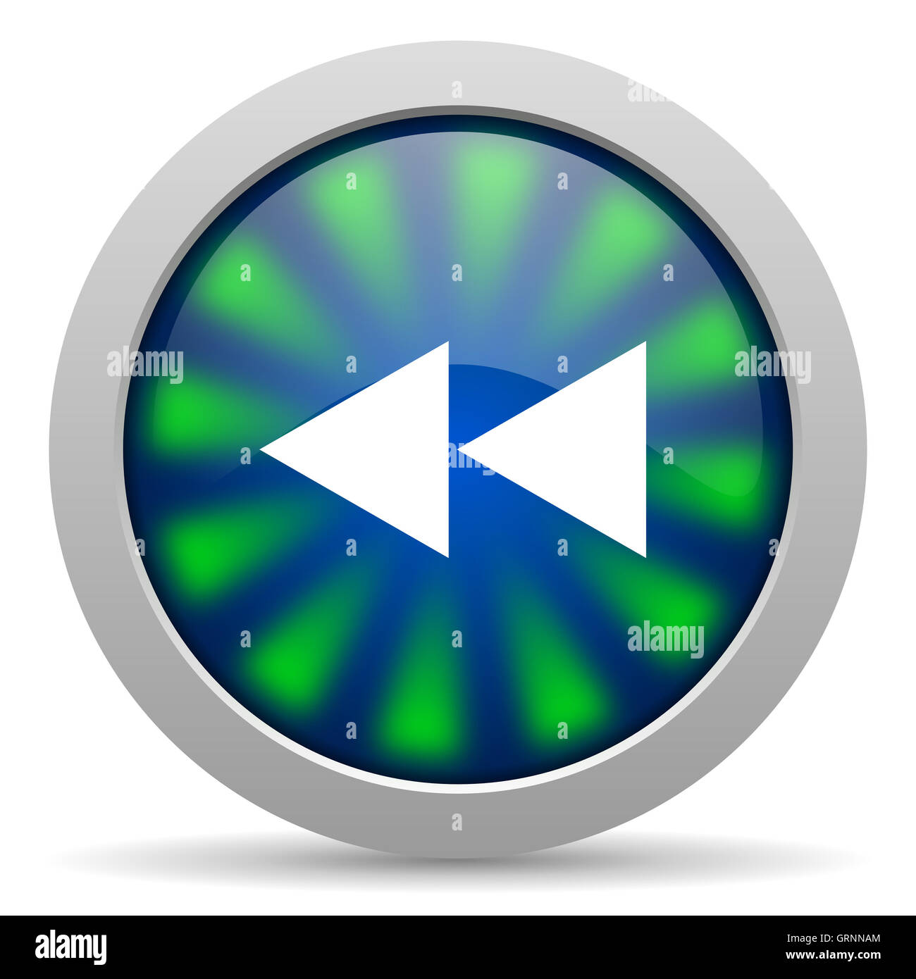 Fast forward sign icon blue hi-res stock photography and images - Alamy