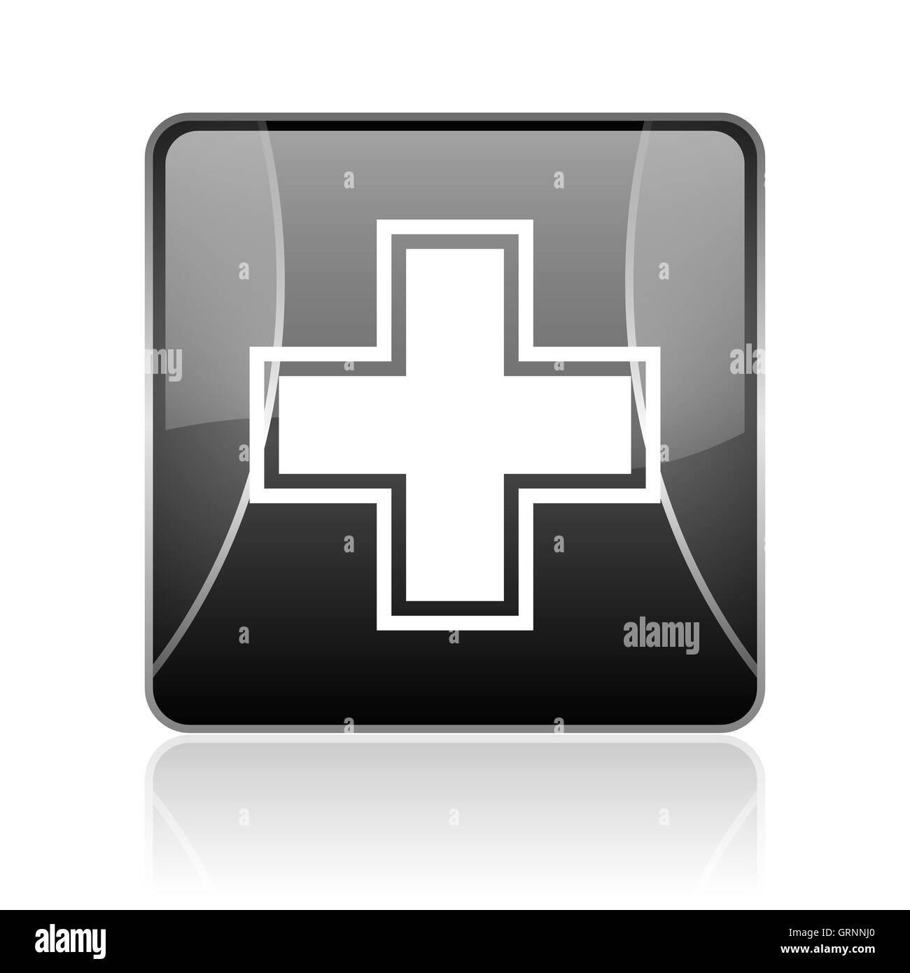 Pharmacy healthcare medical logo Black and White Stock Photos & Images ...