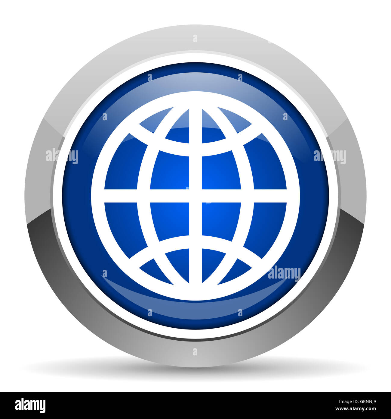 Earth icon hi-res stock photography and images - Alamy