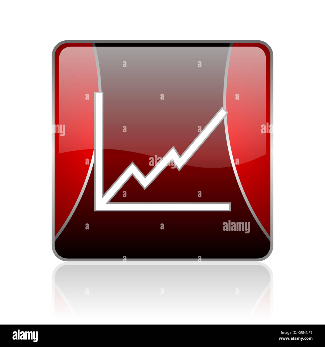 Chart red square web Cut Out Stock Images & Pictures - Alamy