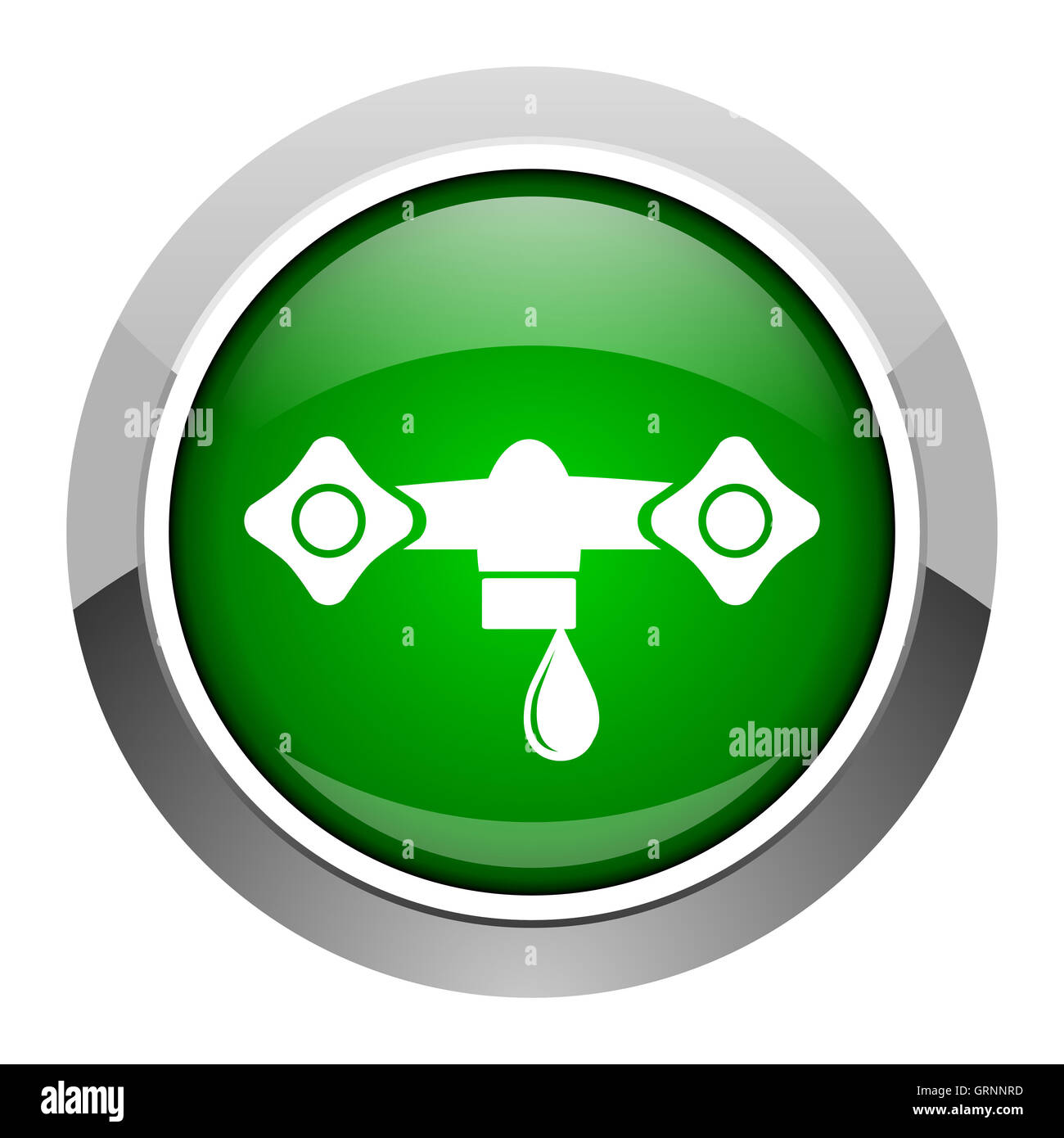 Water drop water tap icon hi-res stock photography and images - Alamy