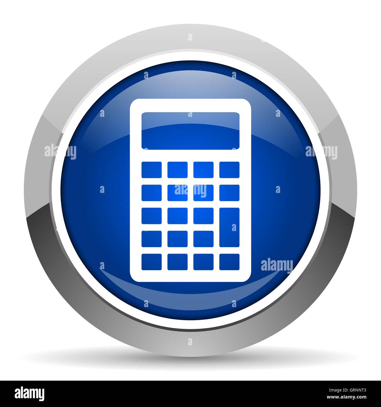 Icon calculator Cut Out Stock Images & Pictures - Alamy
