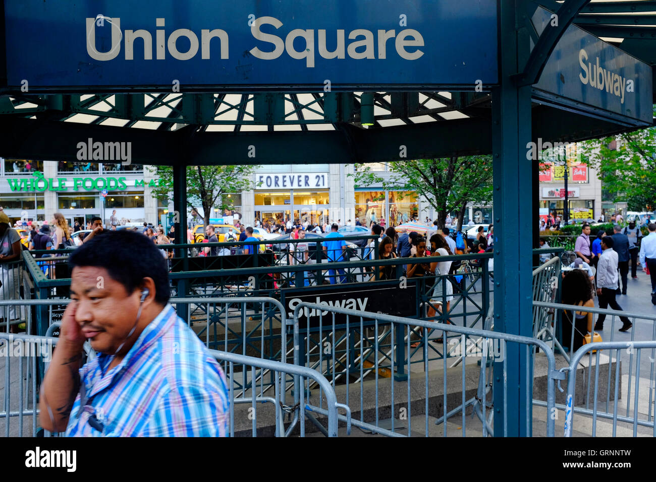 Union Square subway station.Manhattan,New York City,USA Stock Photo - Alamy