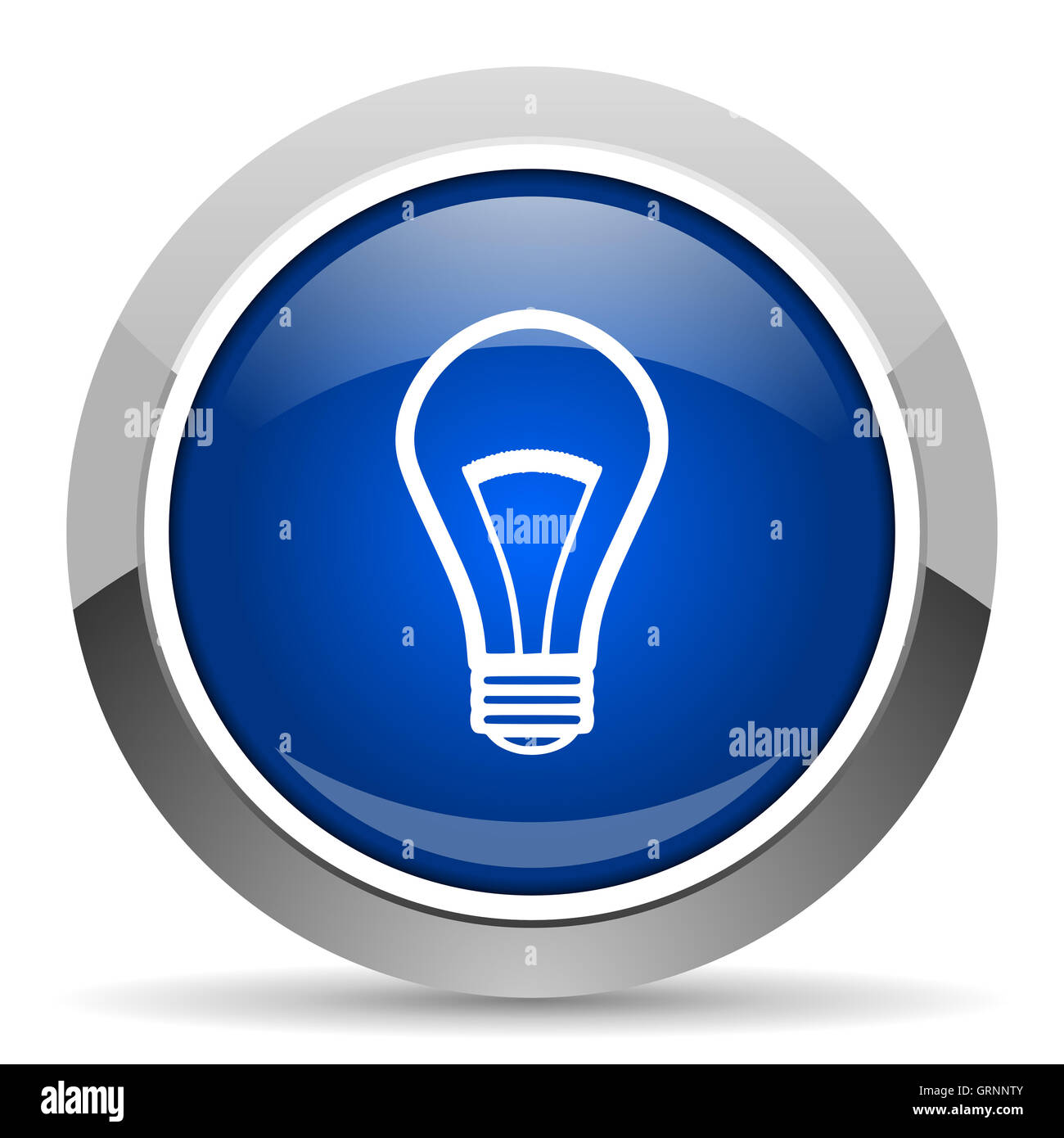 light bulb icon Stock Photo - Alamy