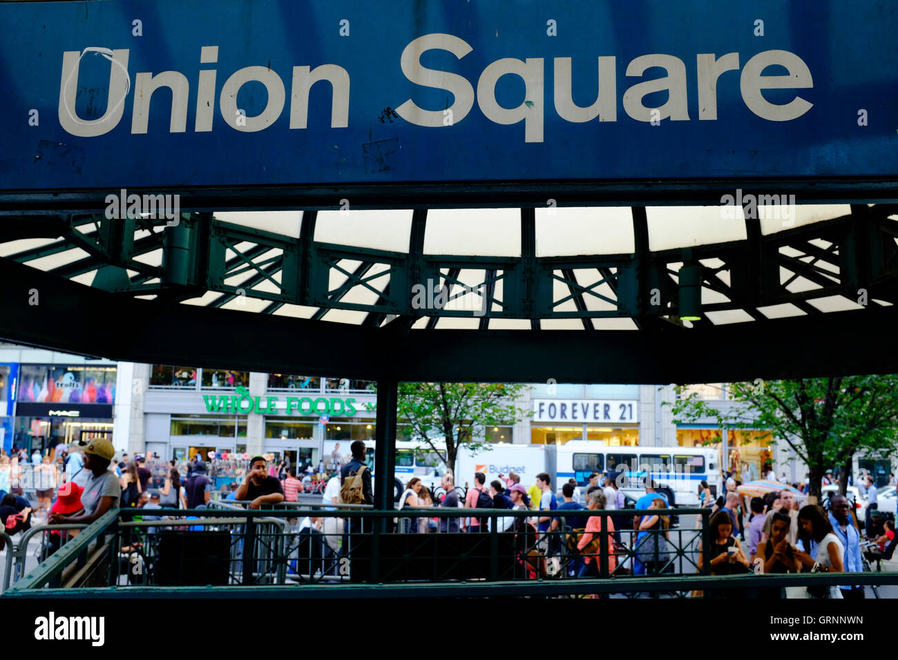 Union Square subway station.Manhattan,New York City,USA Stock Photo - Alamy