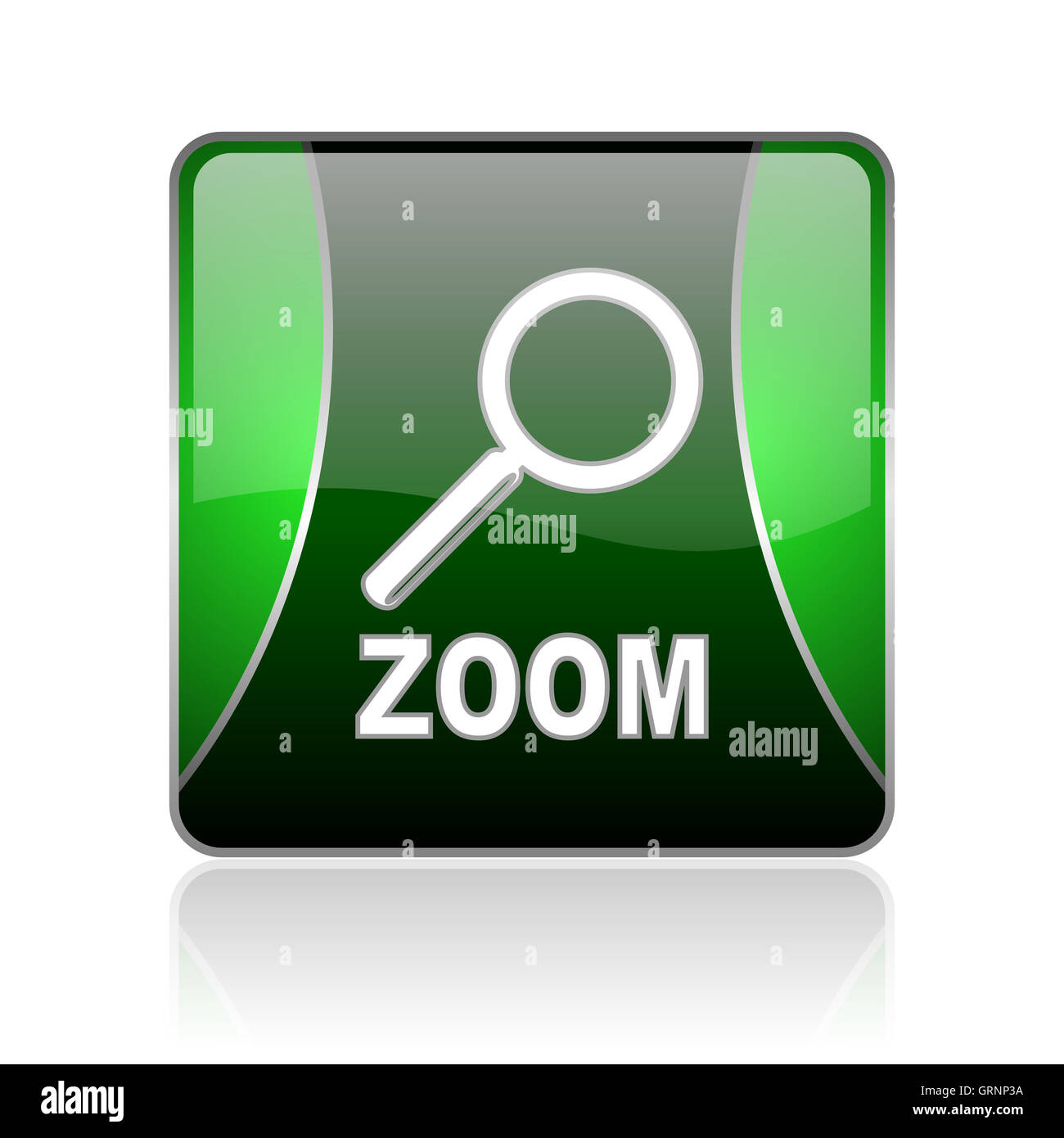 Zoom loupe icon black website hi-res stock photography and images - Alamy