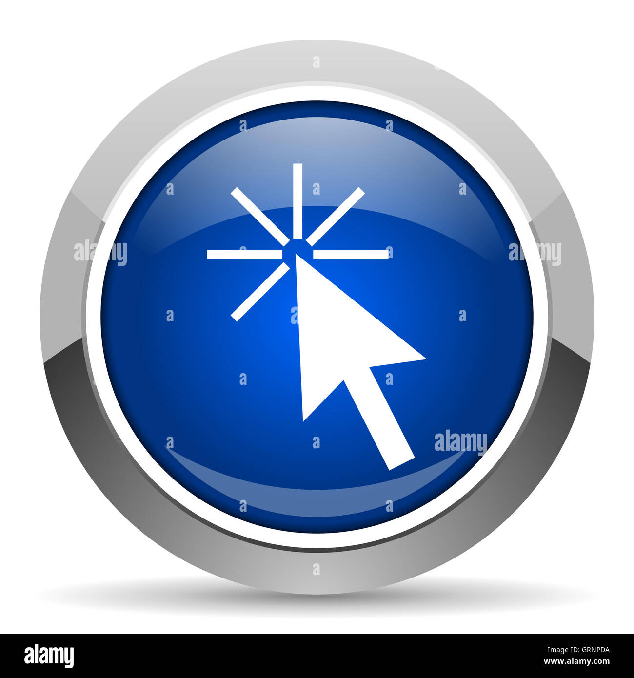 click here icon Stock Photo - Alamy
