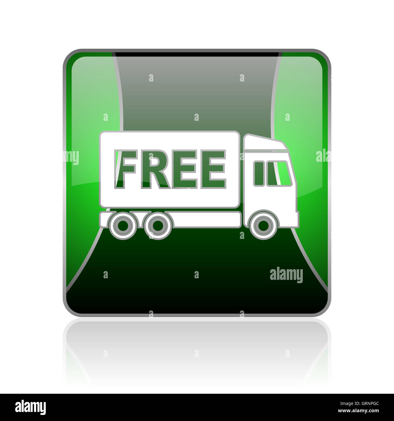 Free container delivery green hi-res stock photography and images - Alamy