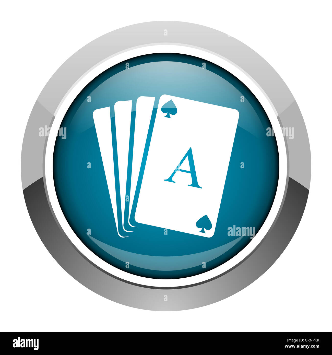 playing cards icon Stock Photo - Alamy