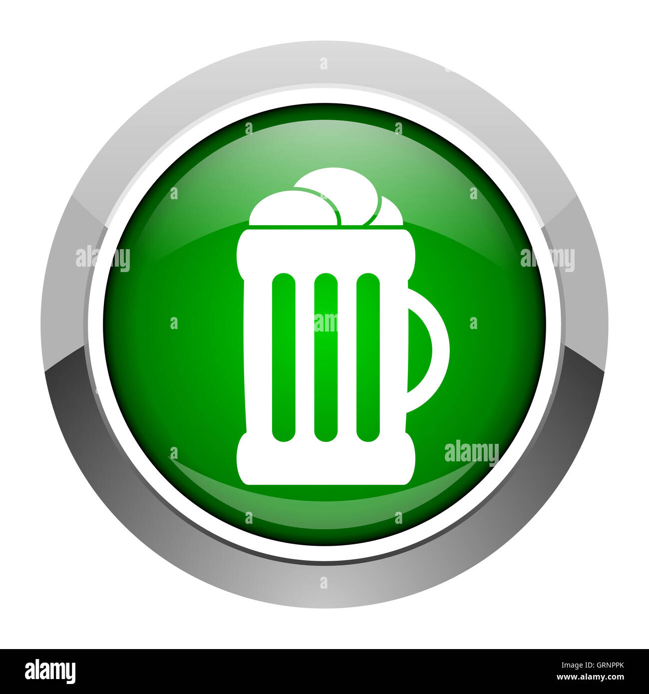Wheat beer glass icon Cut Out Stock Images & Pictures - Alamy