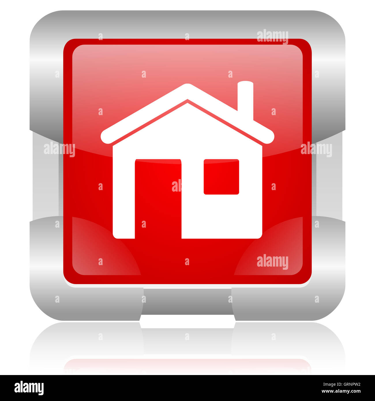 Home button square hi-res stock photography and images - Alamy