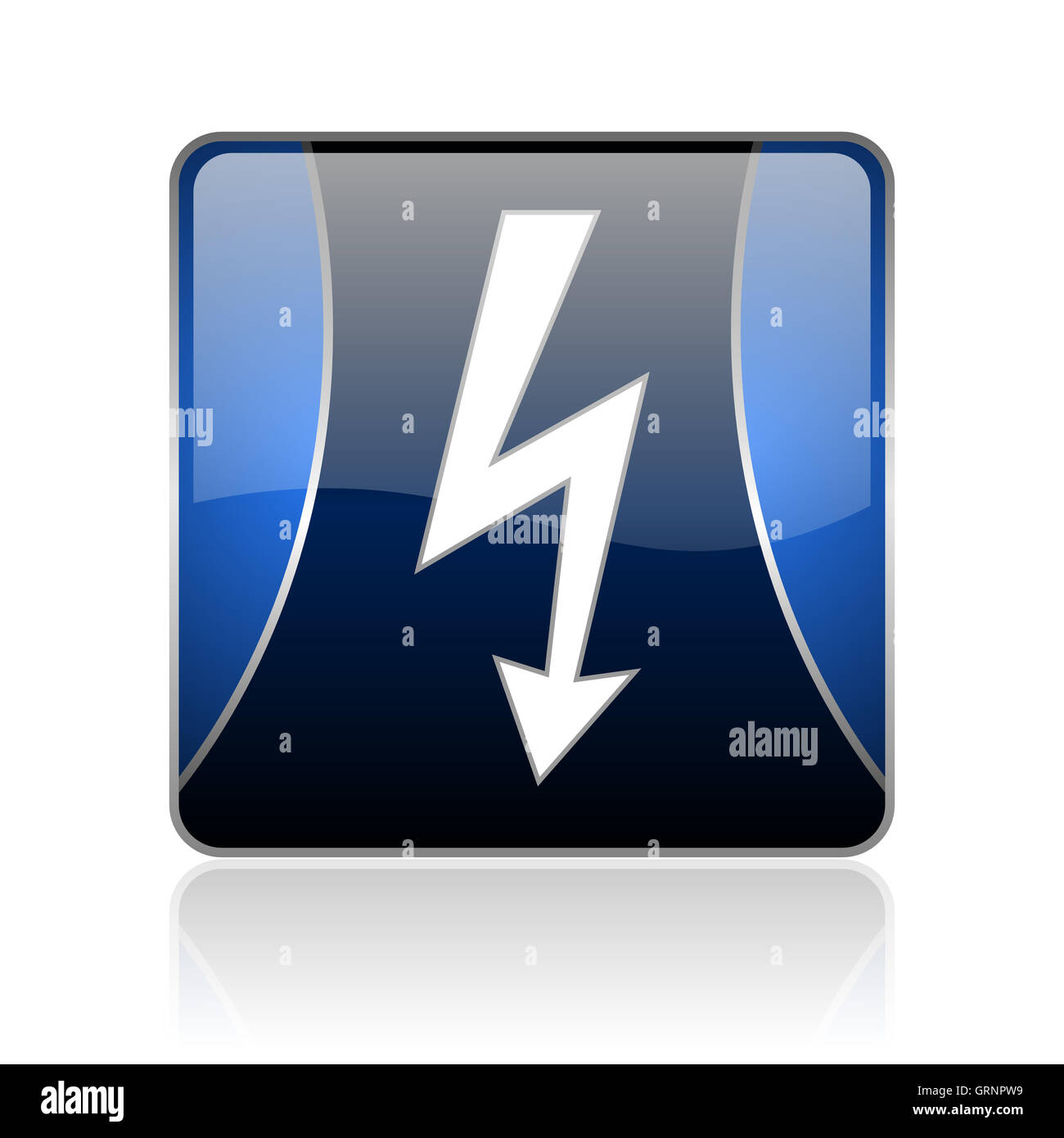 Blue lightning bolt Cut Out Stock Images & Pictures - Alamy