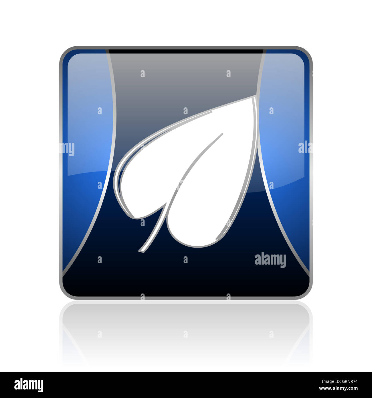 Blue leaf tree logo hi-res stock photography and images - Alamy