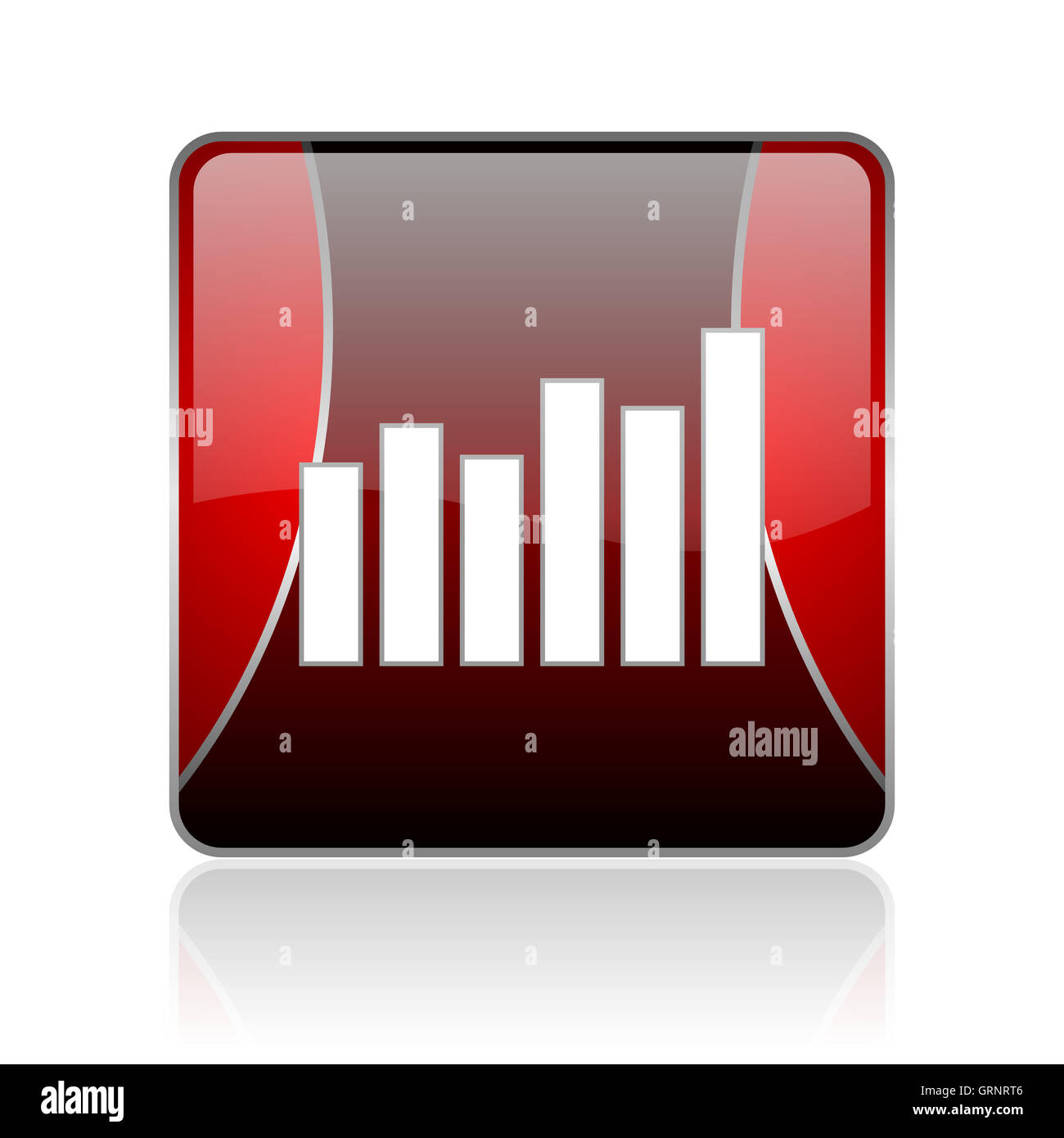 Modern bar graph icon Cut Out Stock Images & Pictures - Alamy