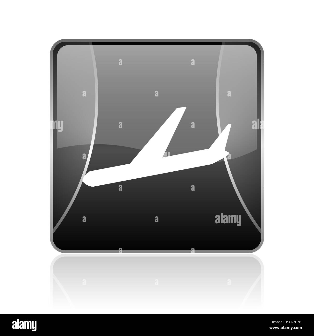 Airplane Icon Black and White Stock Photos & Images - Alamy