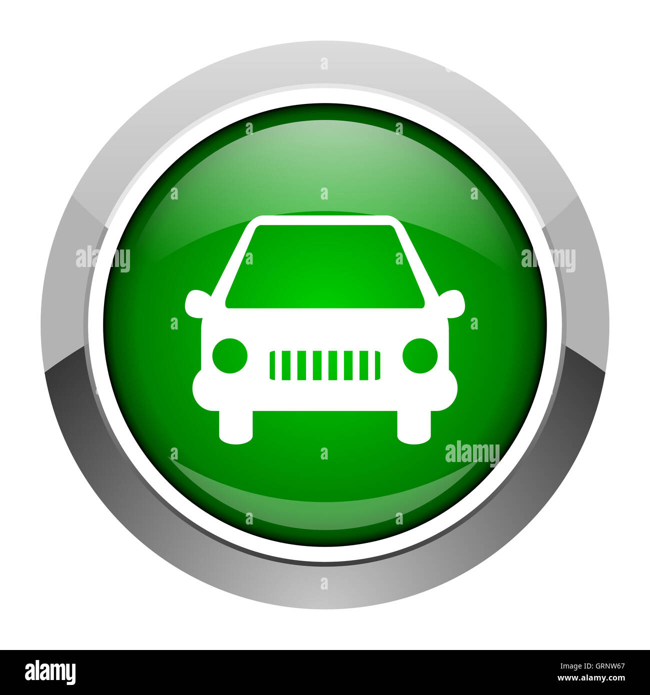 3d car icon hi-res stock photography and images - Alamy