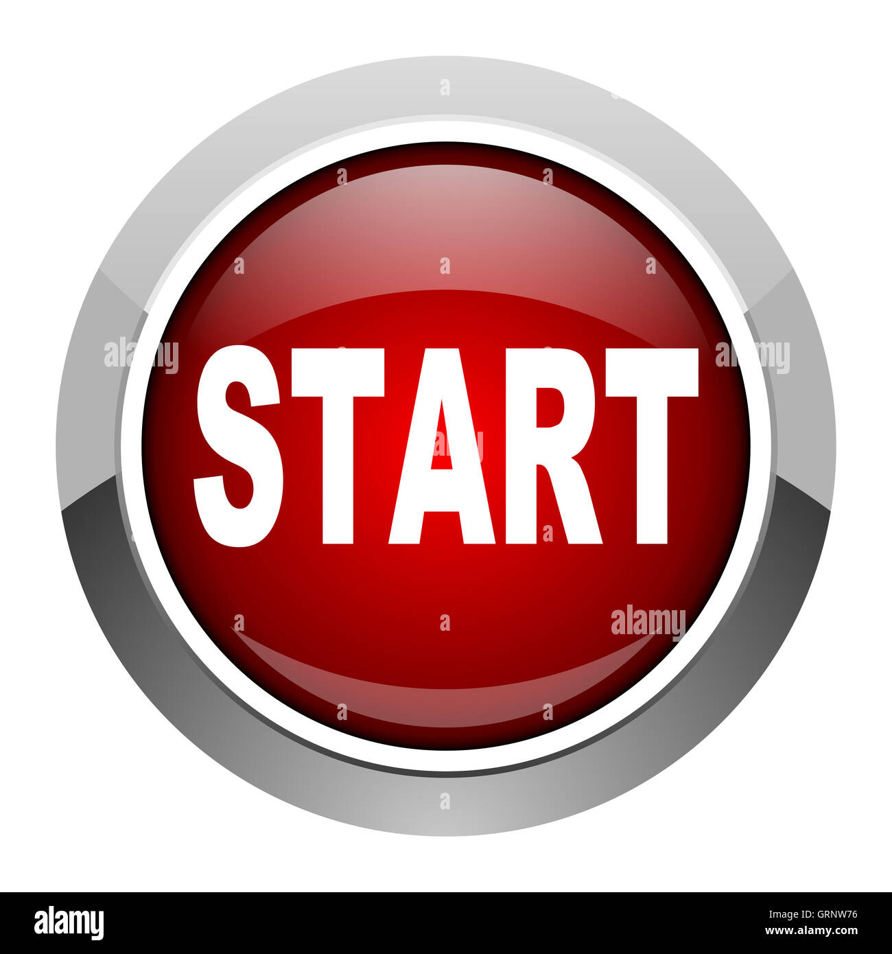 Start icon Cut Out Stock Images & Pictures - Alamy