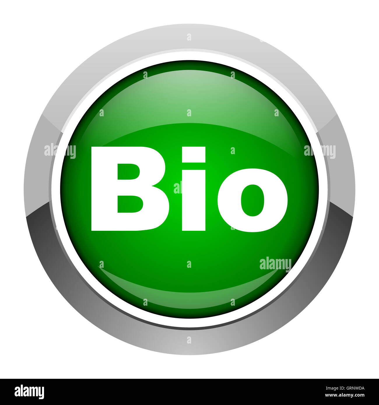 Bio icon Cut Out Stock Images & Pictures - Alamy