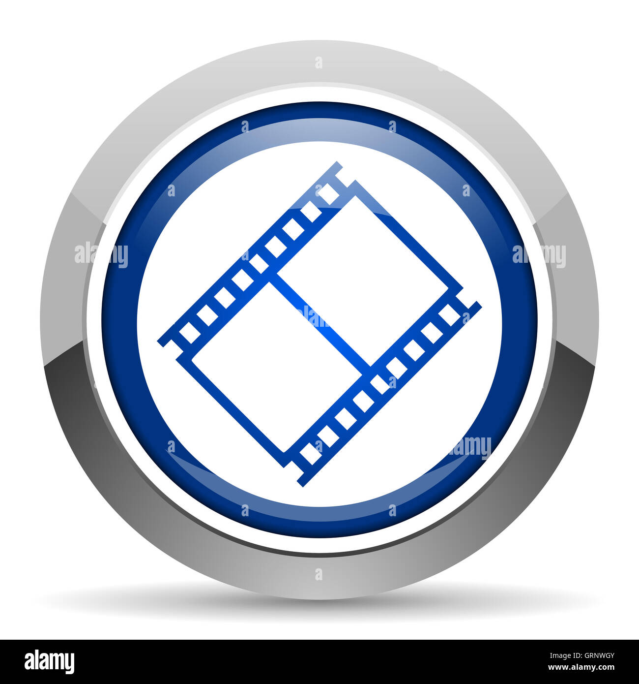 Film roll icon hi-res stock photography and images - Alamy
